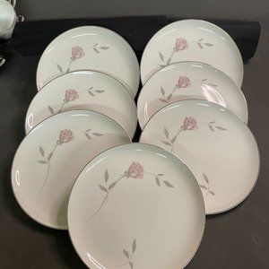 Mikasa | Dining | Mikasa Fine China Primrose 894 Pink Roses Gray Trim ...
